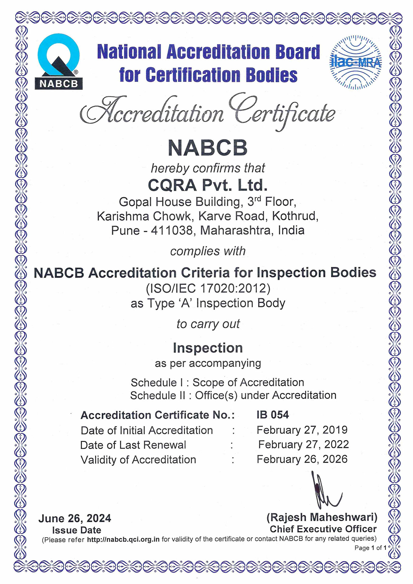 CQRA - Offers Construction Quality and Safety Service Comapny in Pune, Mumbai, Delhi, Kolkata ...